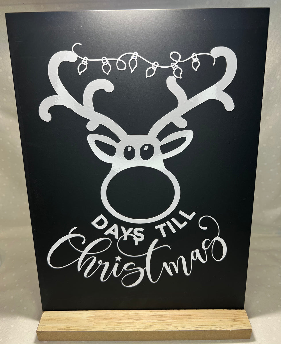Christmas Countdown Board - Reindeer – Creative Styles nz